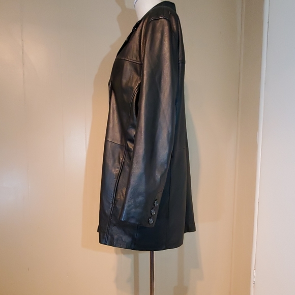 Colebrook | Jackets & Coats | Colebrook Co Black Leather Coat | Poshmark